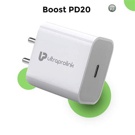 Ultraprolink Um1005 Usb C Charger20w Pd Fast Chargerwall Type C Power