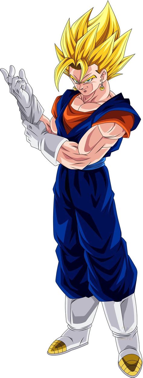 Vegetto SSJ Dragon Ball Gt Dragones Digimon Personajes