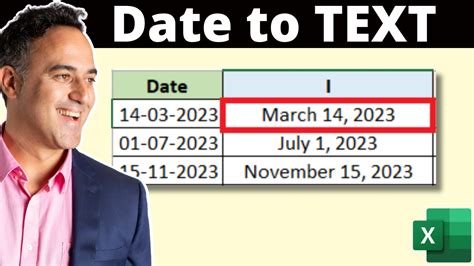 How To Convert Date To Text In Seconds In Excel Myexcelonline