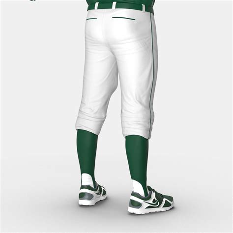 Baseball Player Outfit Generic 2 3d Model 3d Model 79 3ds C4d Fbx Ma Obj Max Free3d