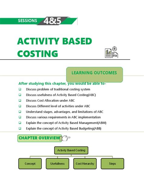 An Introduction To Activity Based Costing Concepts Usefulness Cost