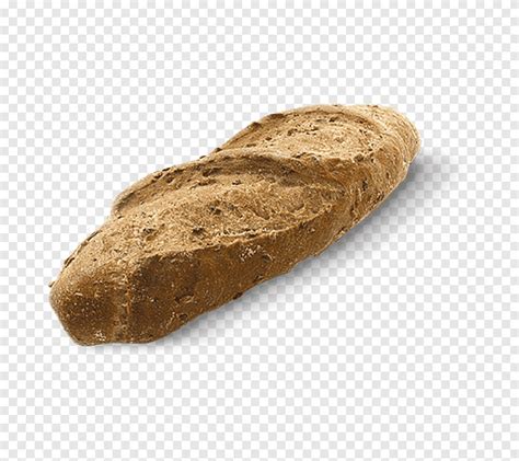 호밀 빵 바게트 브라운 빵 효모 빵 구운 식품 곡물 Png Pngegg