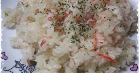 ﾒﾋｺの味を再現＊簡単カニピラフ By ＊ちゅら＊ 【クックパッド】 簡単おいしいみんなのレシピが355万品