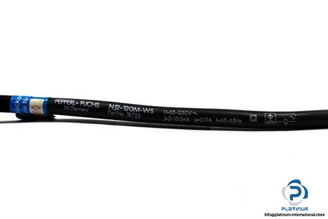 Pepperl Fuchs Nj2 12gm Ws Inductive Sensor Platinum International