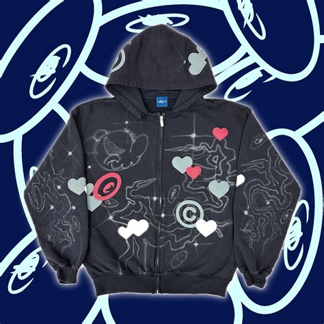 Cpd Love Patch Zipper Hoodie Coin Parking Delivery