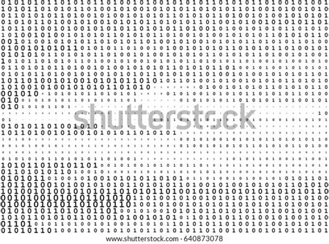 Stream Line Binary Code Black White Stock Vector Royalty Free 640873078 Shutterstock