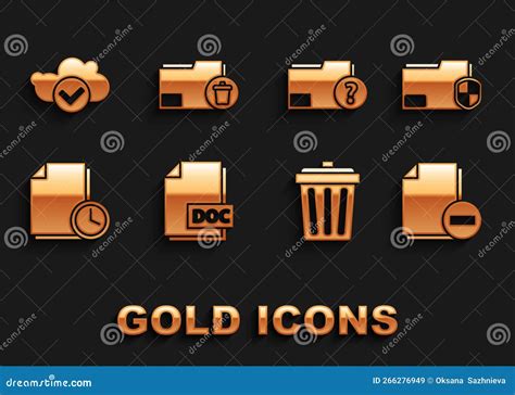 Set Doc File Document Document Folder Protection With Minus Trash