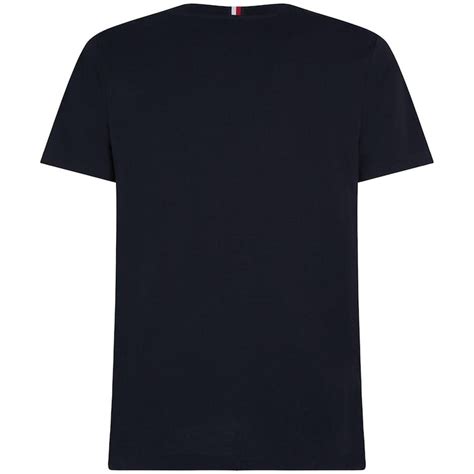 Tommy Hilfiger Monotype Chest Stripe Tee Men Regular Fit T Shirts