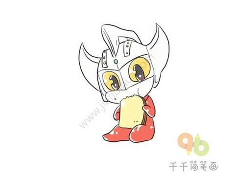 奥特之父可爱简笔画 简笔画图片大全 普车都
