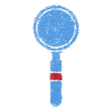 Magnify Glass Chalk Style Illustrations 24596367 Png