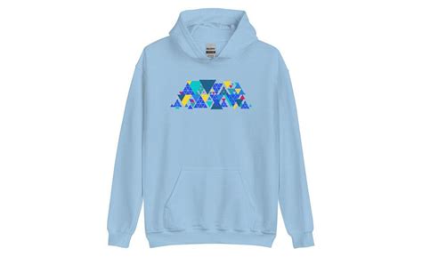 Geometric Pyraminx Rubiks Cube Hoodie Rubiks Cube Clothing Speedcubeshop