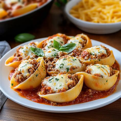 Ground Beef Stuffed Shells A Cozy Comforting Dinner In 30 Minutes Tasty Meat