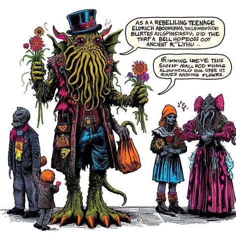 As A Rebellious Teenage Eldritch Abomination Dread Lord Cthulhu