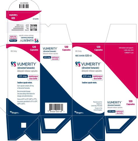 Vumerity Fda Prescribing Information Side Effects And Uses