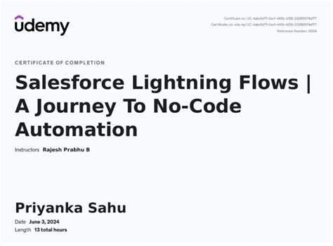 Priyanka Sahu On Linkedin Salesforce Udemy