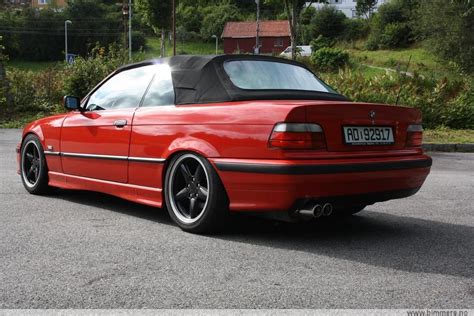 1996 Bmw 318i Cab Hellrot Rød E36 3 Serie 1991 1999 Bimmersno