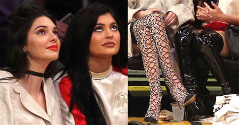 Step Into Style Kendall And Kylie Jenners Courtside Boot Looks You