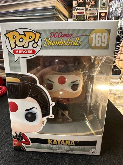 Funko Pop Dc Comics Bombshells Katana 169 Captain Comics And