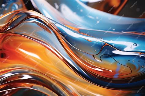 Premium Ai Image Capture Reflections And Distorted Images In Surfaces