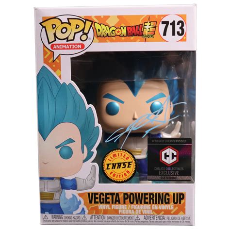 Christopher Sabat Signed Funko Pop Dragonball Z Vegeta Chase Jsa Coa