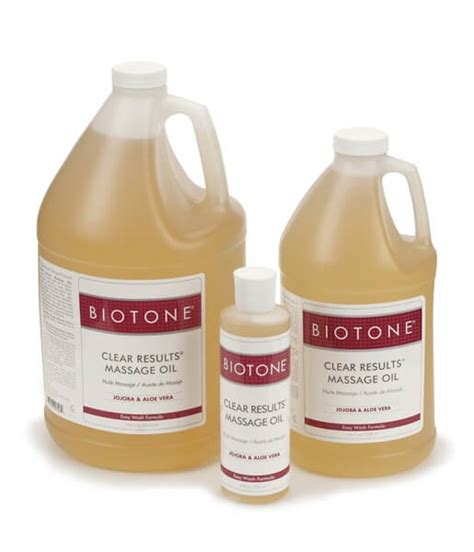 Biotone Clear Results Massage And Spa Oil Half Gallon