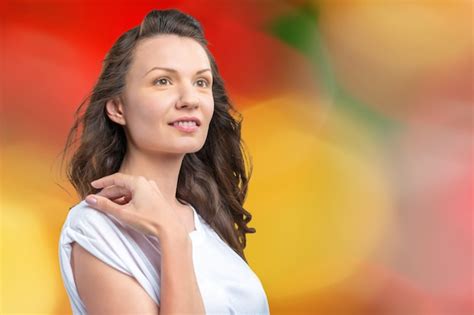 Premium Photo Beautiful Woman Smiling