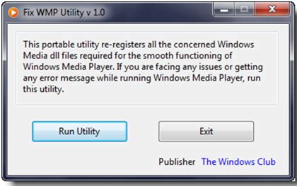 Download Fix Windows Media Player Utility Techyv Com