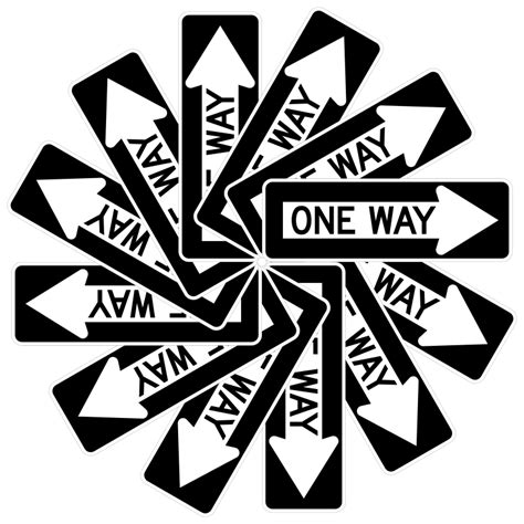 One Way Openclipart