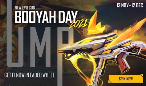 Get The Ump Booyah Day Evolution Skin In The Latest Faded Wheel In Free