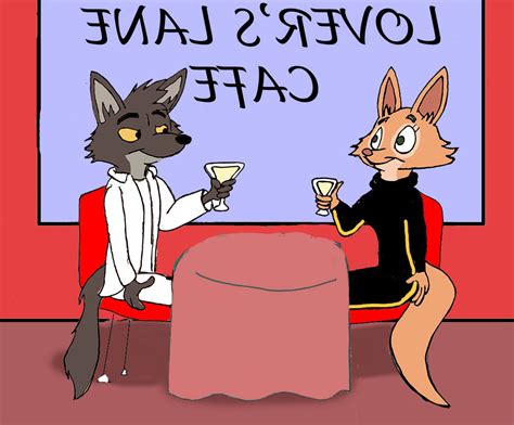 Lovers Lane Mr Wolf And Diane Foxington By Trey Vore On Deviantart