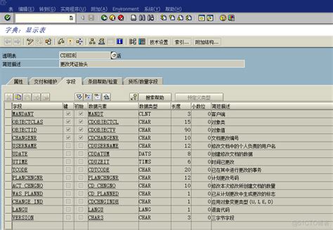 Sap更改日志记录表51cto博客sap信息记录表