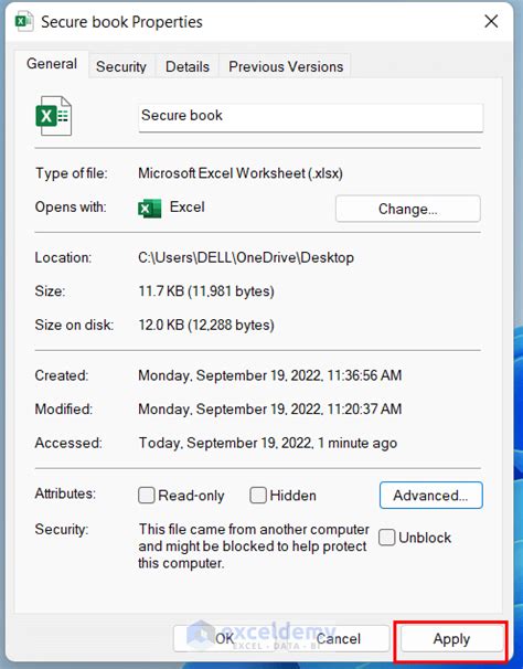Microsoft Excel Security Tips Secure Workbook And Worksheet