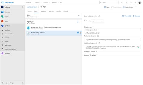 load testing with azure devops and k6