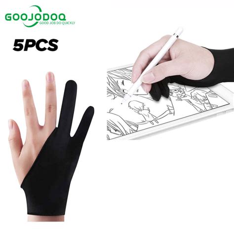 Goojodoq Pcs Palm Rejection Gloves Tablet For Tentacle Single Anti
