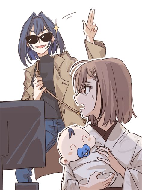 Nanashi Mumei Ouro Kronii And Nanashi Mumei Hololive And More Drawn By Anco Platanity