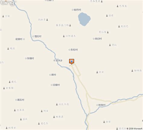 拉萨市尼木县地图