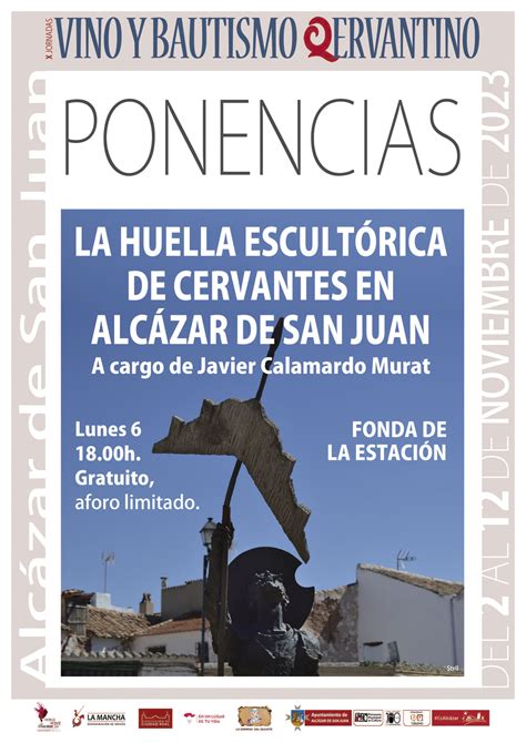 Ponencia La Huella Escultórica De Cervantes En Alcázar De San Juan