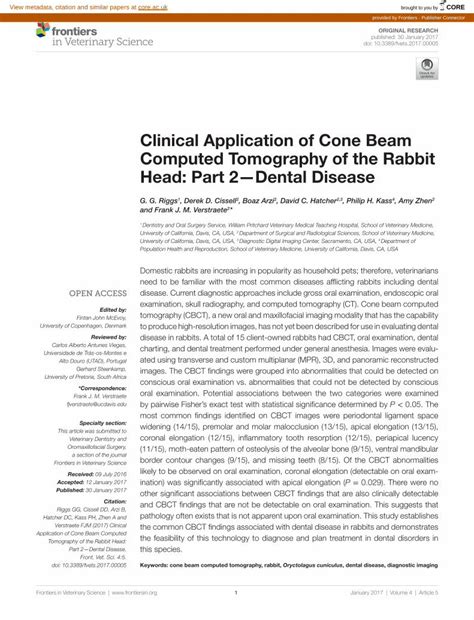 Pdf Clinical Application Of Cone Beam Computed Tomography Of Dokumen Tips