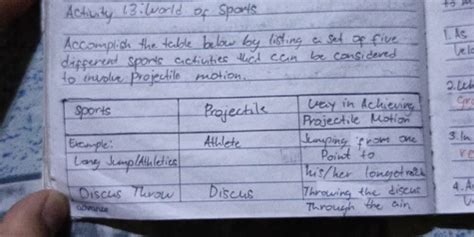 Activity 13 World Of Sports Accomplish The StudyX