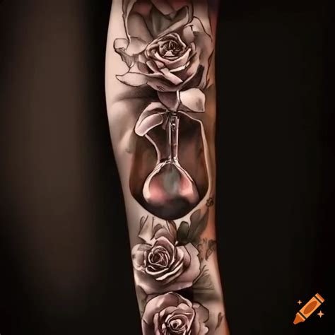 Forearm Hourglass Tattoos