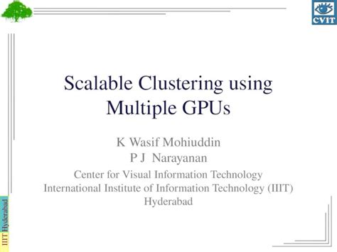 Pptx Scalable Clustering Using Multiple Gpus Dokumentips