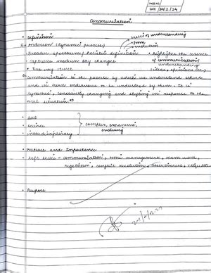 UNIT 3 SEC DU SEC Communication In Professional Life Unit 3 Notes