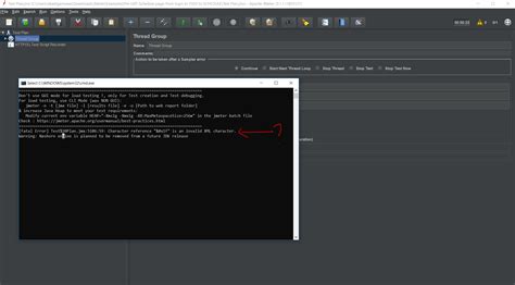 Jmeter Gives Fatal Error Test20planjmx510659 Character