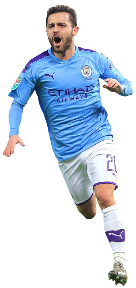 Bernardo Silva Manchester City Football Render FootyRenders