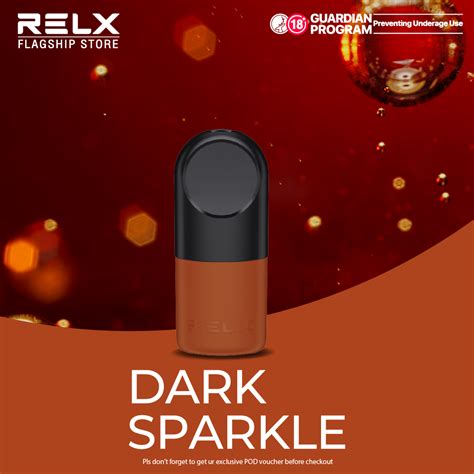 Relx Pod Pro 2 Pod Pack Dark Sparkle 30mgg Ghw Vape Juice Single