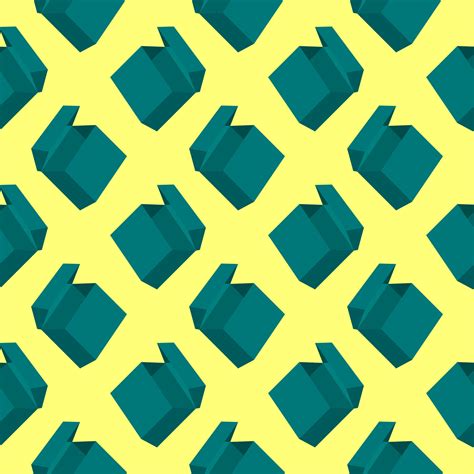 Blue Box Seamless Pattern On Yellow Background 13873862 Vector Art At Vecteezy