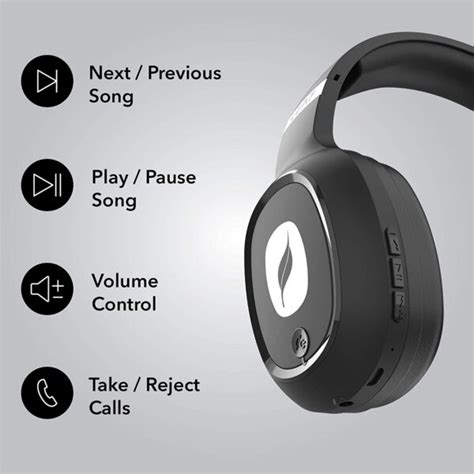 Leaf Bass Wireless Bluetooth Headphones AM Digital