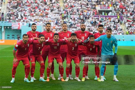 Iranian Team Prior To The Fifa World Cup Qatar 2022 Group B Match