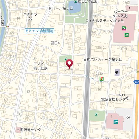 神奈川県大和市福田4－5－1 の地図 Mapfan