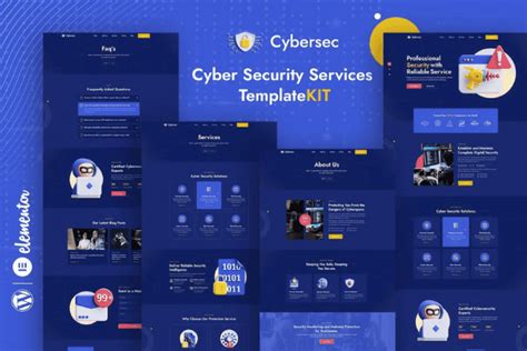 Cybersec Security Services Elementor Template Kit